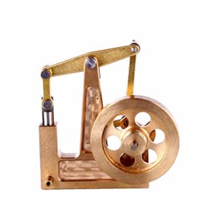 Mini Pure Copper Steam Engine Model Without Boiler, 4.7 x 2.9 x 4.6CM ...